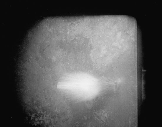 Circa 1950 Steel Particles Spraying Hole Editorial Stock Photo - Stock ...