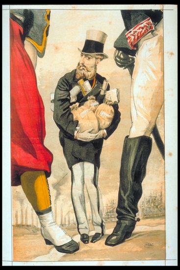 Caricature Belgian King Leopold Ii English Editorial Stock Photo ...