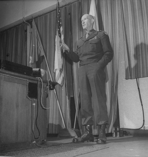 Portrait Lt Gen William H Simpson Editorial Stock Photo - Stock Image ...