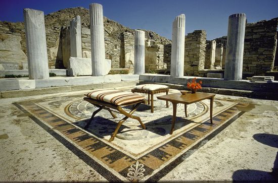 Furniture Inspired By Original Ancient Greek Editorial Stock Photo ...