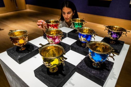 Eight Pride Cups By Hal Messel Editorial Stock Photo - Stock Image ...