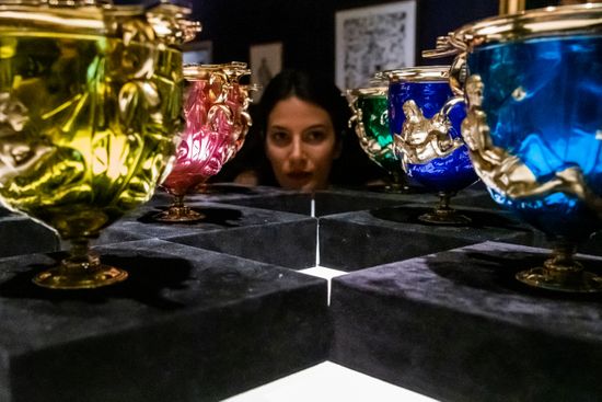 Eight Pride Cups By Hal Messel Editorial Stock Photo - Stock Image ...