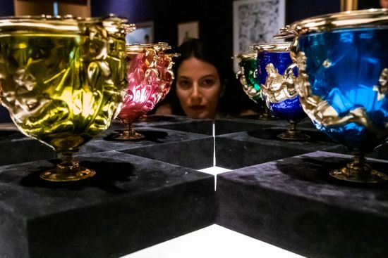Eight Pride Cups By Hal Messel Editorial Stock Photo - Stock Image ...