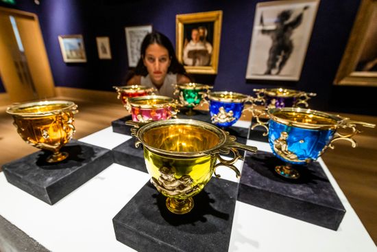 Eight Pride Cups By Hal Messel Editorial Stock Photo - Stock Image ...