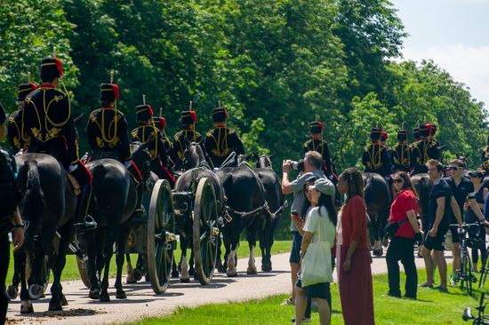 Kingss Troop Royal Horse Artillery Riding Editorial Stock Photo - Stock ...