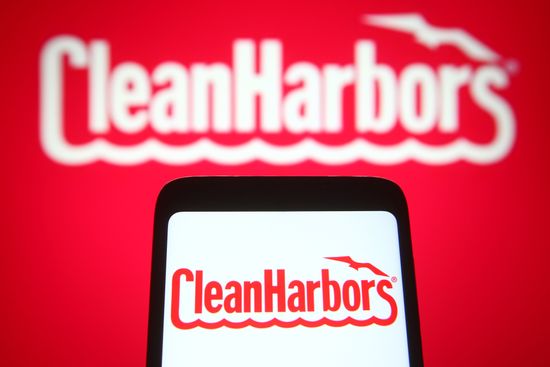 This Photo Illustration Clean Harbors Logo Editorial Stock Photo ...