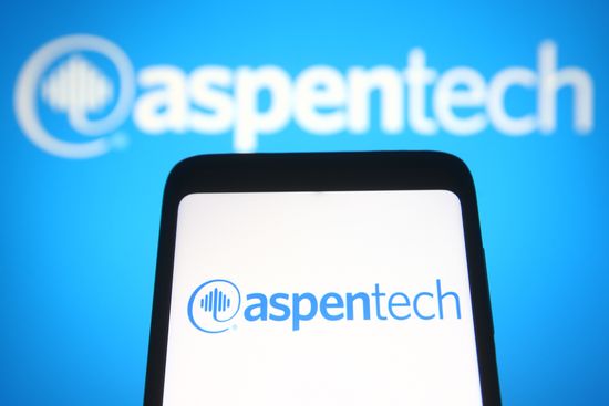 This Photo Illustration Aspen Technology Logo Editorial Stock Photo ...