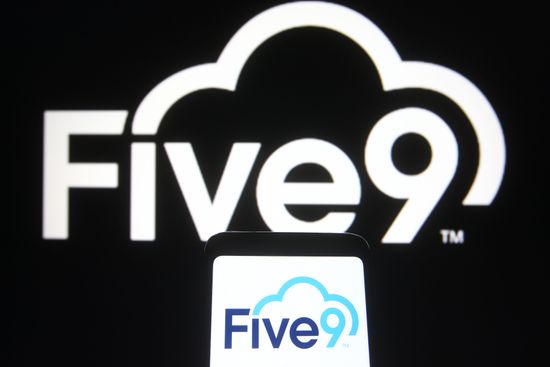 This Photo Illustration Five9 Logo Software Editorial Stock Photo ...