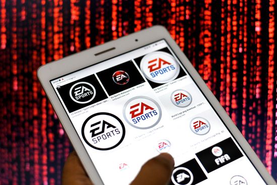 This Photo Illustration Ea Sports Logos Editorial Stock Photo - Stock ...