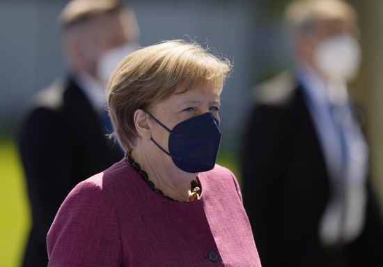 German Chancellor Angela Merkel Arrives Nato Editorial Stock Photo ...