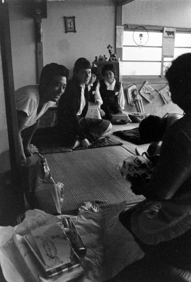 American Exchange Student Conversing Locals During Editorial Stock ...