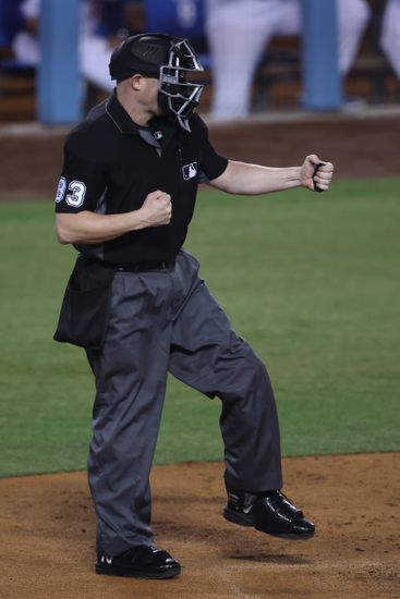 Umpire Mike Estabrook 83 Calls Batter Editorial Stock Photo - Stock ...