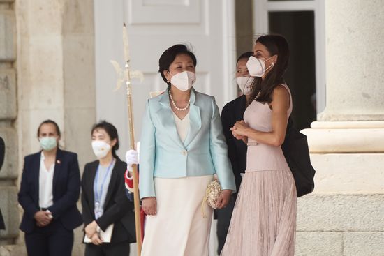 Queen Letizia Kim Jungsook Editorial Stock Photo - Stock Image ...