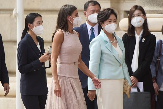 Queen Letizia Kim Jungsook Editorial Stock Photo - Stock Image ...