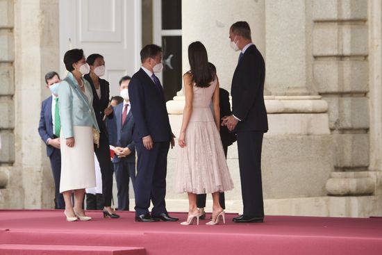 King Felipe Vi Queen Letizia Korean Editorial Stock Photo - Stock Image ...