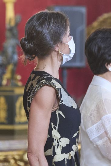 Queen Letizia Attends Dinner Korean President Editorial Stock Photo ...