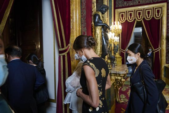 Queen Letizia Kim Jungsook Attends Dinner Editorial Stock Photo - Stock ...