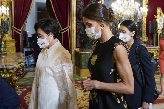 Queen Letizia Kim Jungsook Attends Dinner Editorial Stock Photo - Stock ...