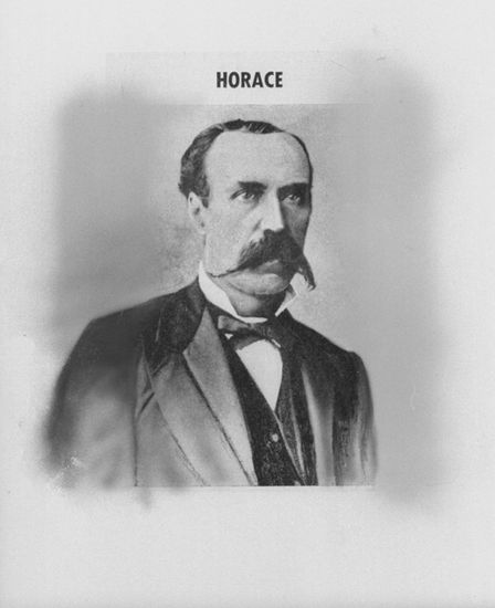 Portrait Horace Tabor Father Silver Dollar Editorial Stock Photo ...