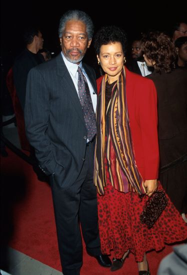 Actor Morgan Freeman Wife Film Premiere Editorial Stock Photo - Stock ...