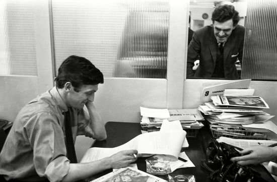Michael Parkinson Brian Trueman Tv Production Editorial Stock Photo ...