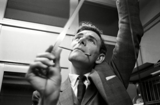Brian Trueman Film Editing Suite Examining Editorial Stock Photo ...