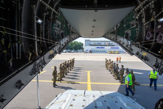 A400m Pictured During Visit Wing Aerial Editorial Stock Photo - Stock ...