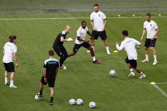 Autrias Aleksandar Dragovic R Marko Arnautovic Editorial Stock Photo ...