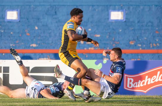 Castlefords Jordan Turner Fights Through Wakefields Editorial Stock ...
