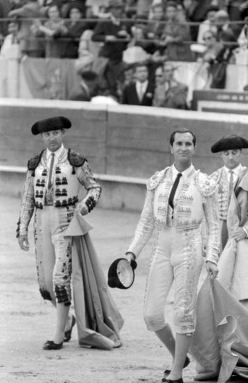 Spanish Bullfighter Luis Miguel Dominguin Holding Editorial Stock Photo ...