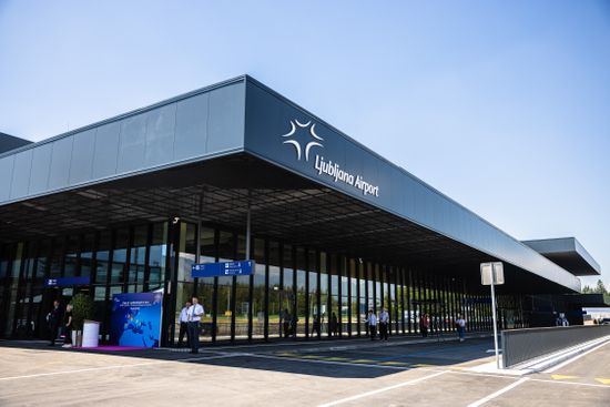 View New Passenger Terminal Ljubljana Airport Editorial Stock Photo ...