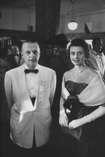 Gov William G Stratton His Wife Editorial Stock Photo - Stock Image ...