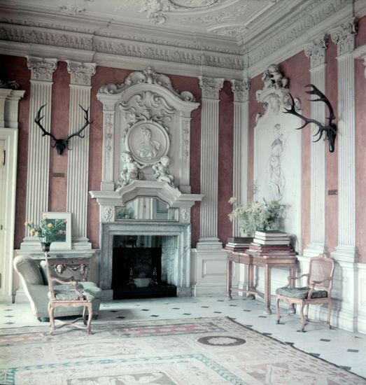 Interior View Stucco Room Ditchley House Editorial Stock Photo - Stock ...
