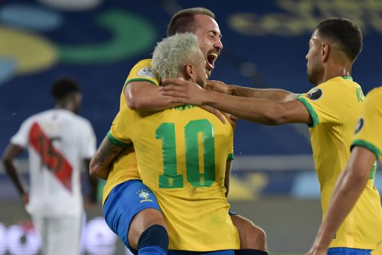 Ribeiro Brazil Celebrates His Goal Neymar Editorial Stock Photo - Stock ...