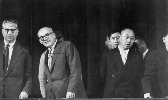 Edward Ochab L Standing Wladyslaw Gomulka Editorial Stock Photo - Stock ...