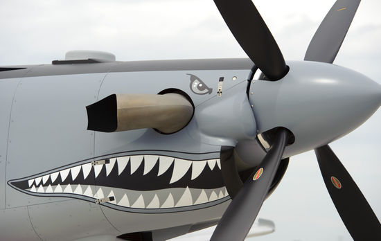 Sharks Teeth Engine Cowling Detail Editorial Stock Photo - Stock Image ...