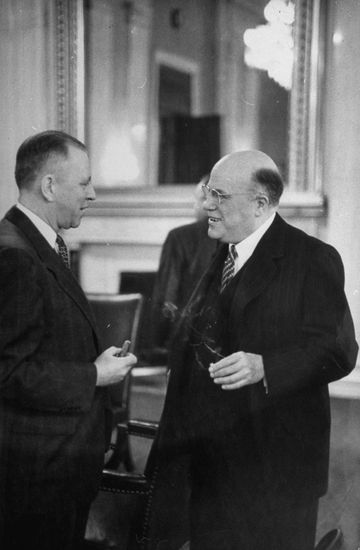 Senator Irving Ives L Senator Eugene Editorial Stock Photo - Stock ...