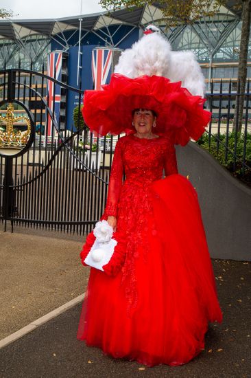 Debra Day Wore Hat Called Lilibet Editorial Stock Photo - Stock Image ...