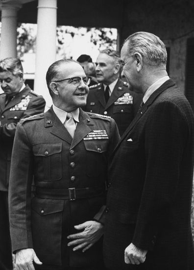 Gen David Shoup L Pres Lyndon Editorial Stock Photo - Stock Image ...