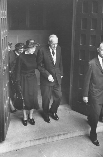 Allan W Dulles His Wife During Editorial Stock Photo - Stock Image ...