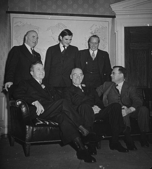 United States Ambassador John Gilbert Winant Editorial Stock Photo ...
