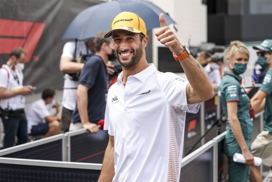 Daniel Ricciardo Aus Mclaren Mcl35m Portrait Editorial Stock Photo ...