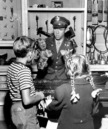 Uniformed Actor Pilot Col Jimmy Stewart Editorial Stock Photo - Stock ...