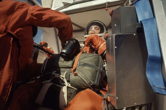 American Parachutist Nick Piantanida 1932 1966 Editorial Stock Photo ...