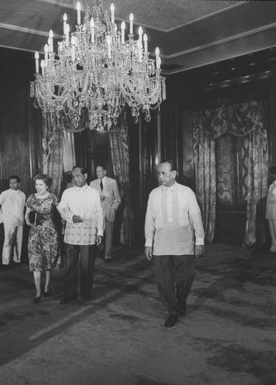 Reception Malacanang Palace Gen Douglas Macarthur Editorial Stock Photo ...
