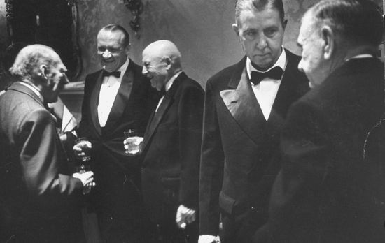 Sen James R Killian Talking Lr Editorial Stock Photo - Stock Image ...