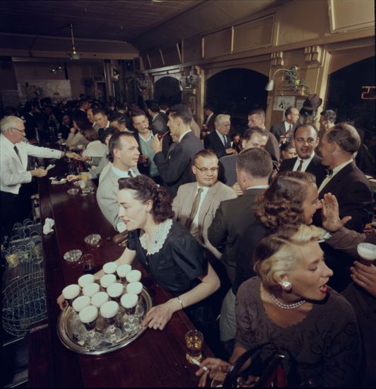 Elevated View Along Bartop Crowded Buena Editorial Stock Photo - Stock ...