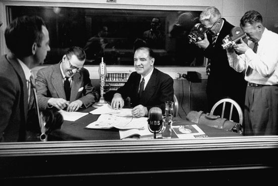 Radio News Commentator Fulton Lewis Jr Editorial Stock Photo - Stock ...