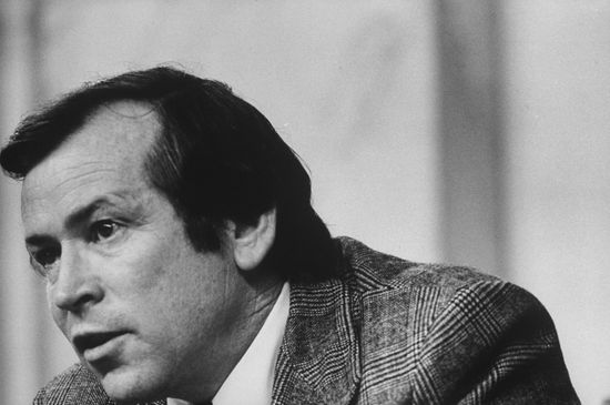 Sen Howard Baker Questioning Unseen Witness Editorial Stock Photo ...