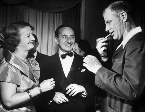 American Journalist Leonard Lyons 1906 1976 Editorial Stock Photo ...